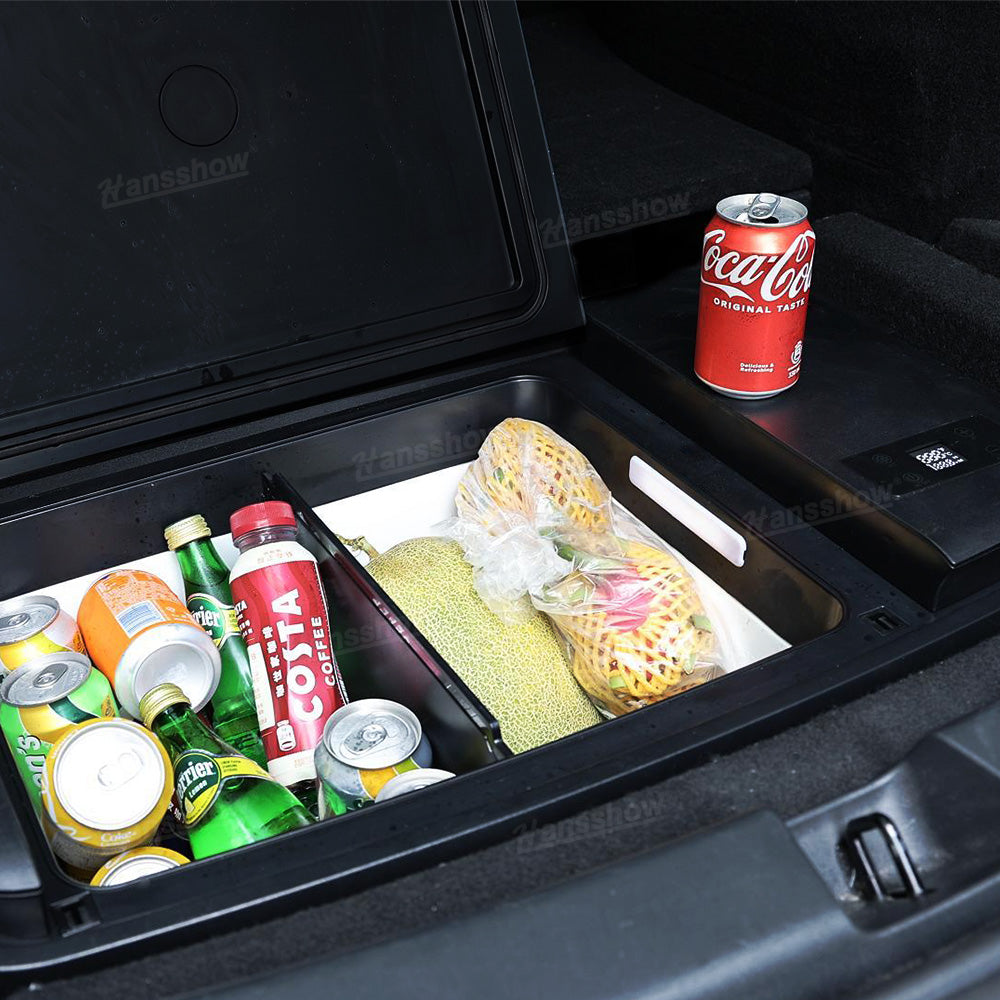 Tesla Model Y Fridge Portable Refrigerator Car Sub Trunk Freezer | Hansshow